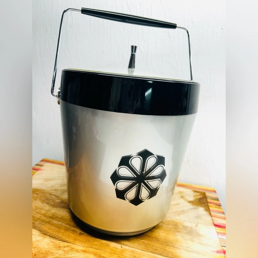 West Bend | Dining | Vtg West Bend Thermo Serve Ice Bucket Atomic Mcm ...